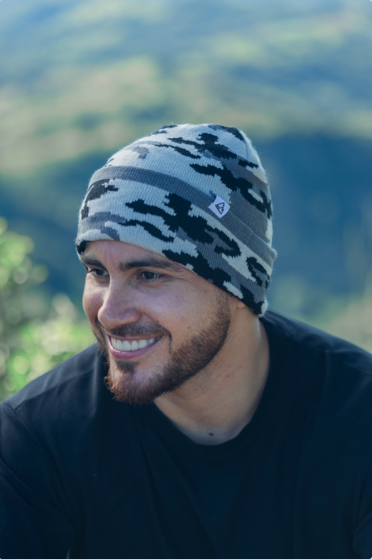 Camo Beanie - Gray – Chillmeister Camo Beanie - Gray – Chillmeister